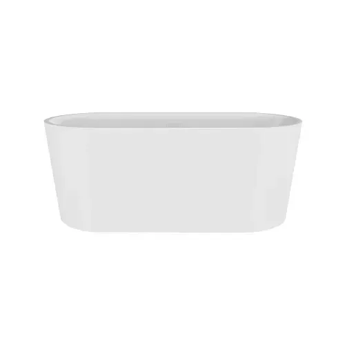 British Baths Westerdale Oval Freestanding White Acrylic Bath – 1500mm ...