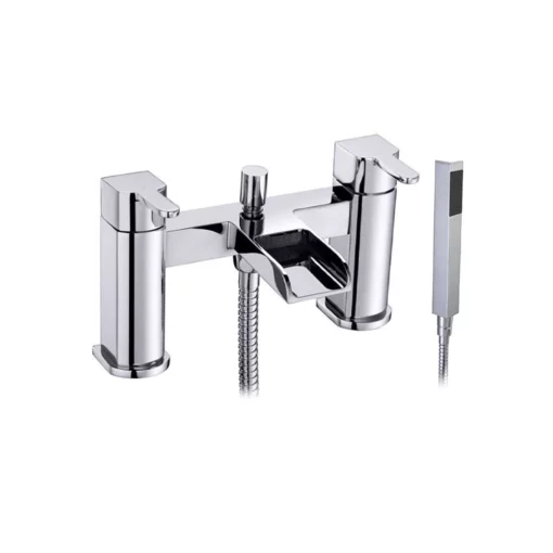 British Baths Denton Waterfall Bath Shower Mixer Tap – Chrome - British ...